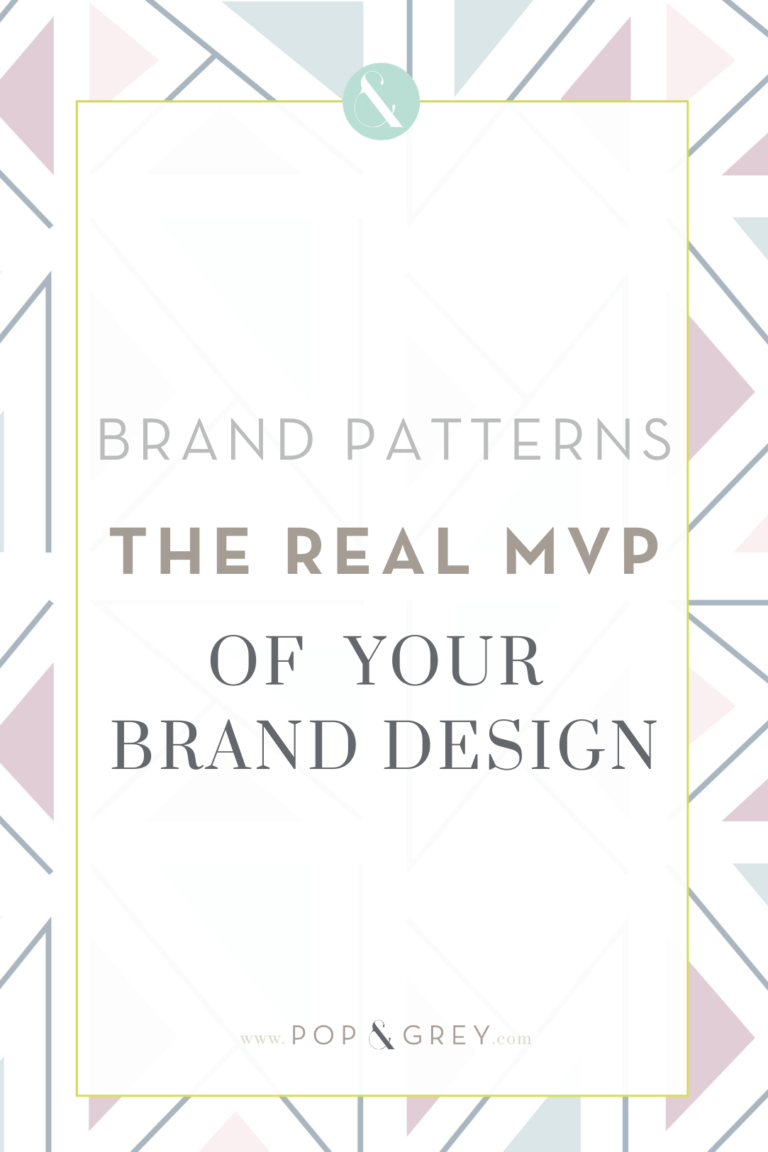 Brand Patterns — The real MVP of your brand design - Pop and Grey
